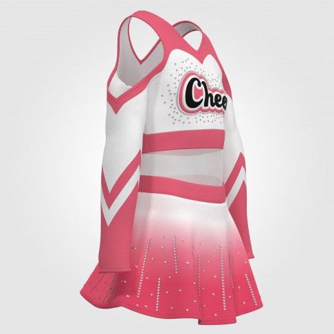 2 piece pink youth cheer outfit - CSTOWNCHEERtest